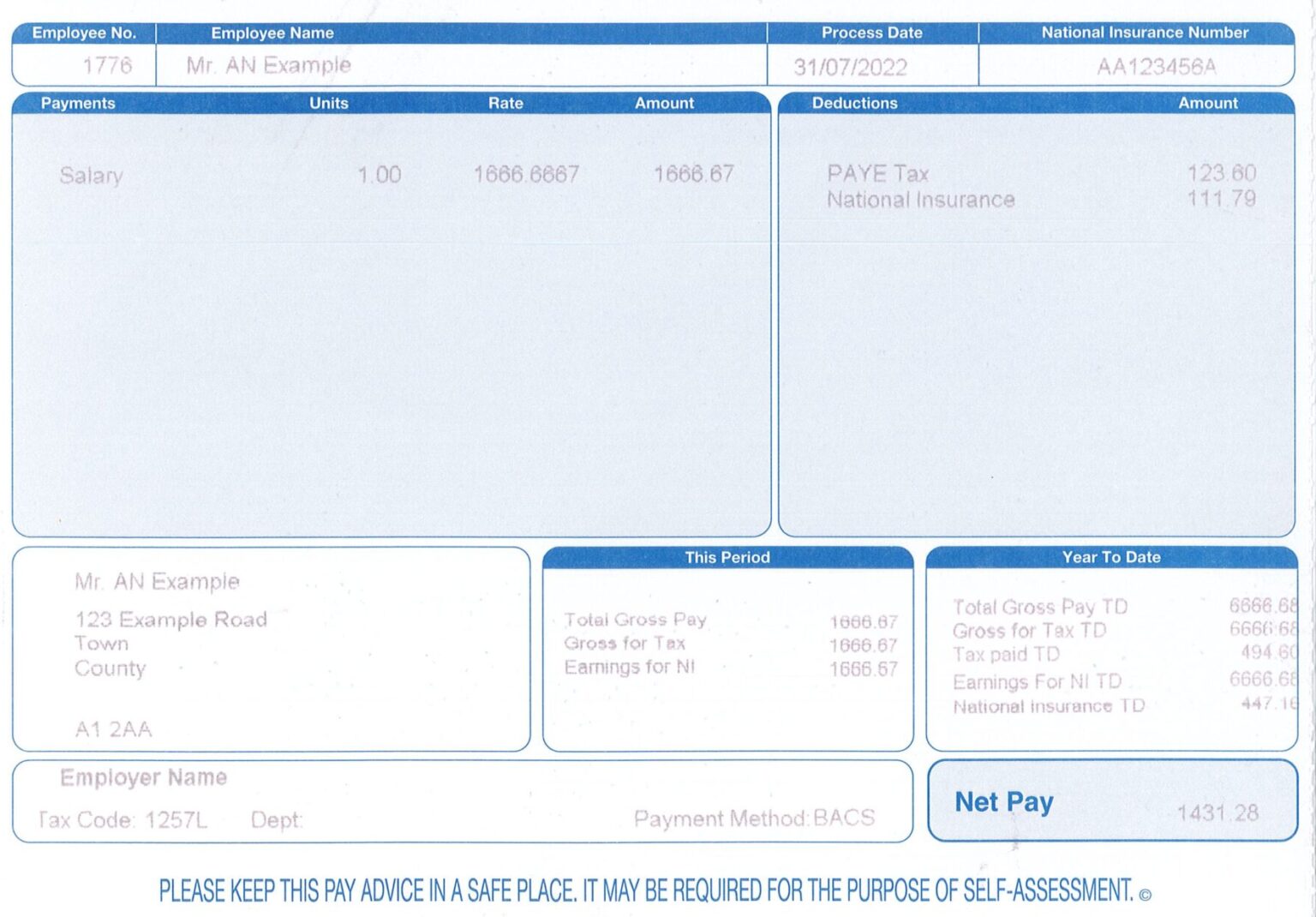 payslips | Replacement payslips | p60 payslips | payslips online ...